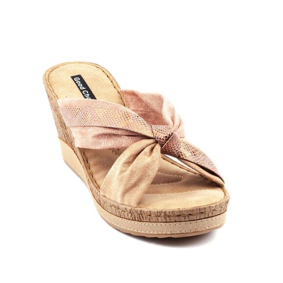 Good Choice | Shoes | Good Choice Womens Blush Pink Snake Strap ...